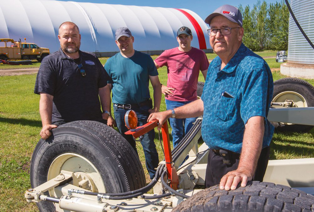 Auger-steer invention drives farm family’s business success - Triple ...